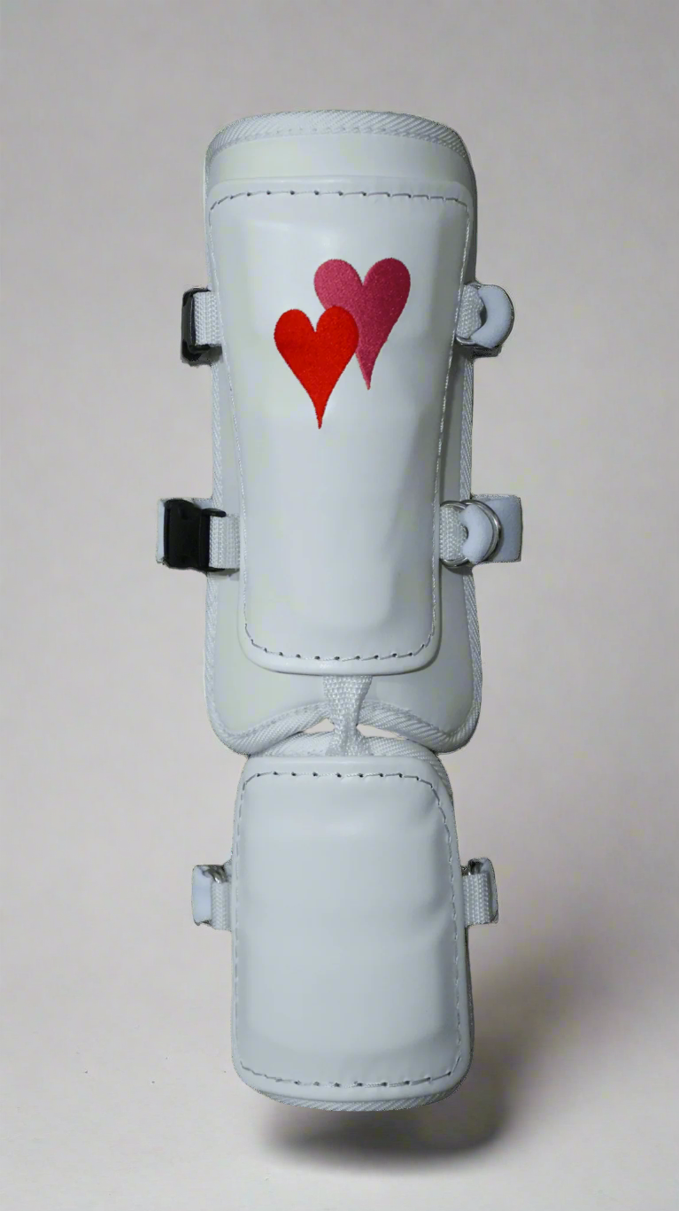 Dual Hearts Leg Guard – Hallowed Collection