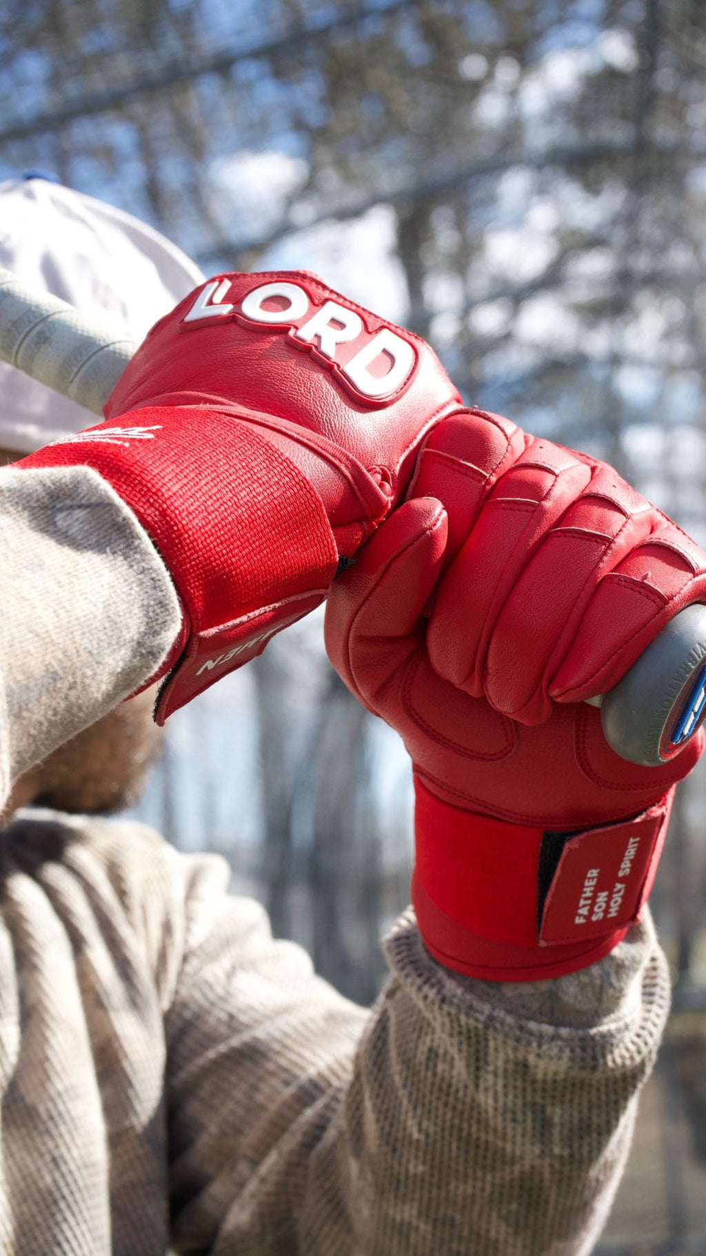 Pro Long Cuff Cabretta “DEAR LORD” Batting Gloves – Hallowed Collection